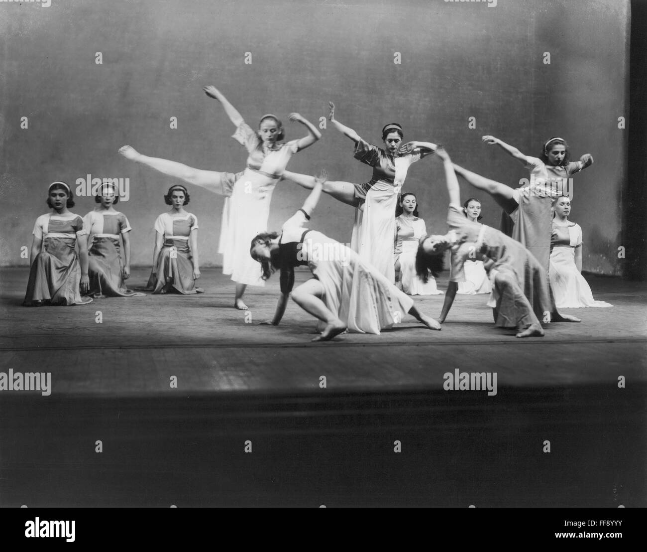 DANCE: MARTHA GRAHAM, 1935. /nMartha Graham and her company in ...