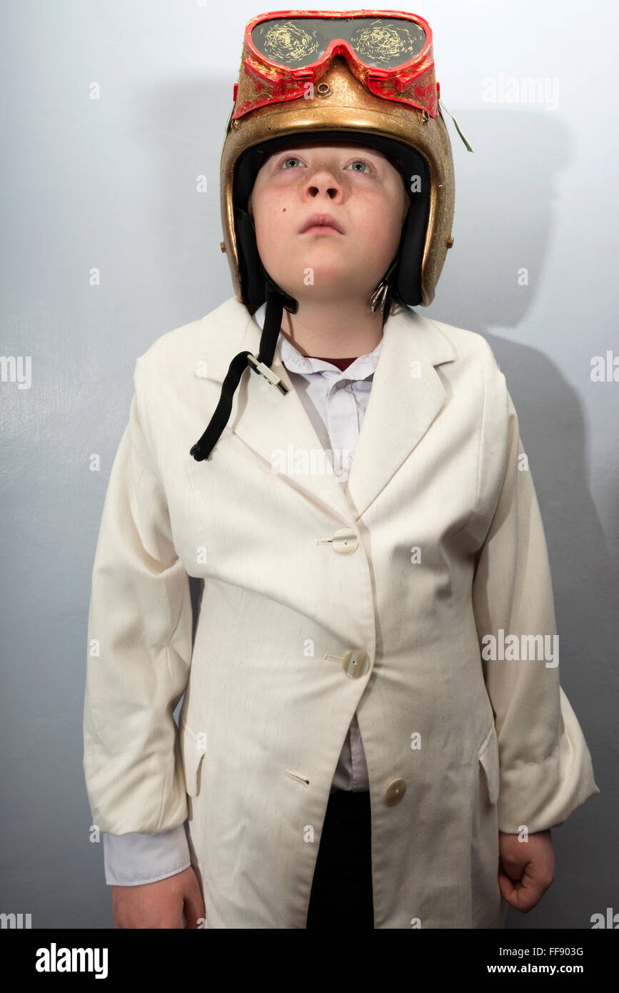 10-year old George Hammond in the role of Angel Gabrielle in a modern ...