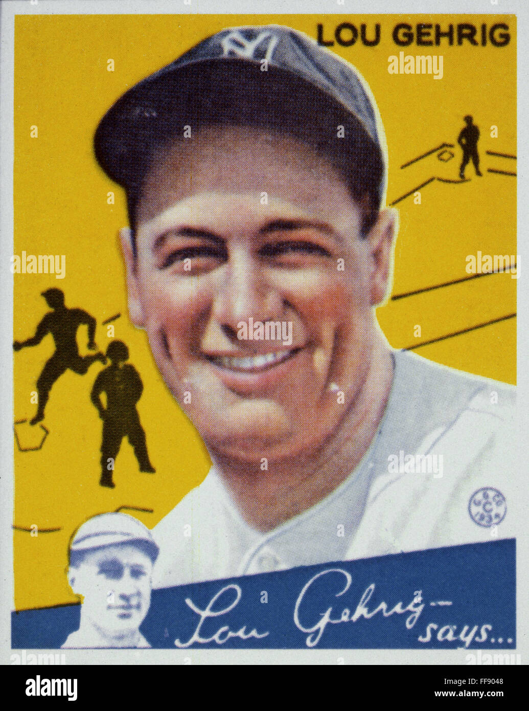 LOU GEHRIG (1903-1941). /nAmerican baseball player. American baseball ...