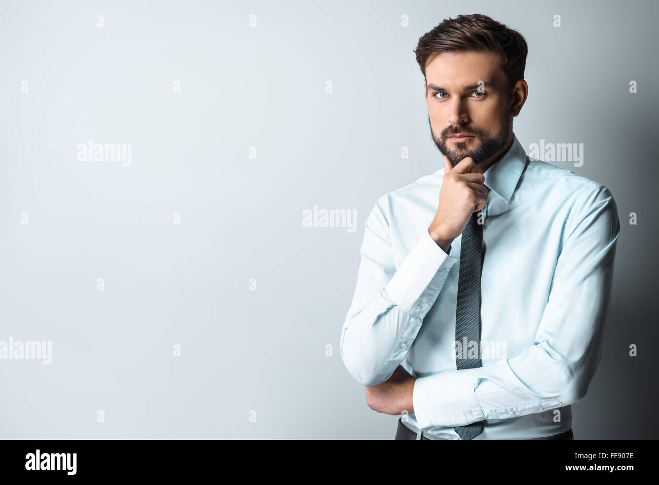 Shot young thoughtful nice hi-res stock photography and images - Alamy