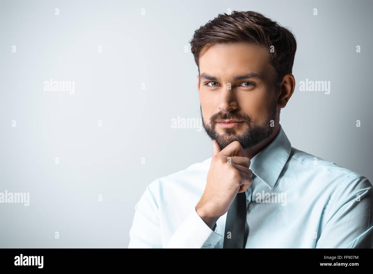 Shot young thoughtful nice hi-res stock photography and images - Alamy