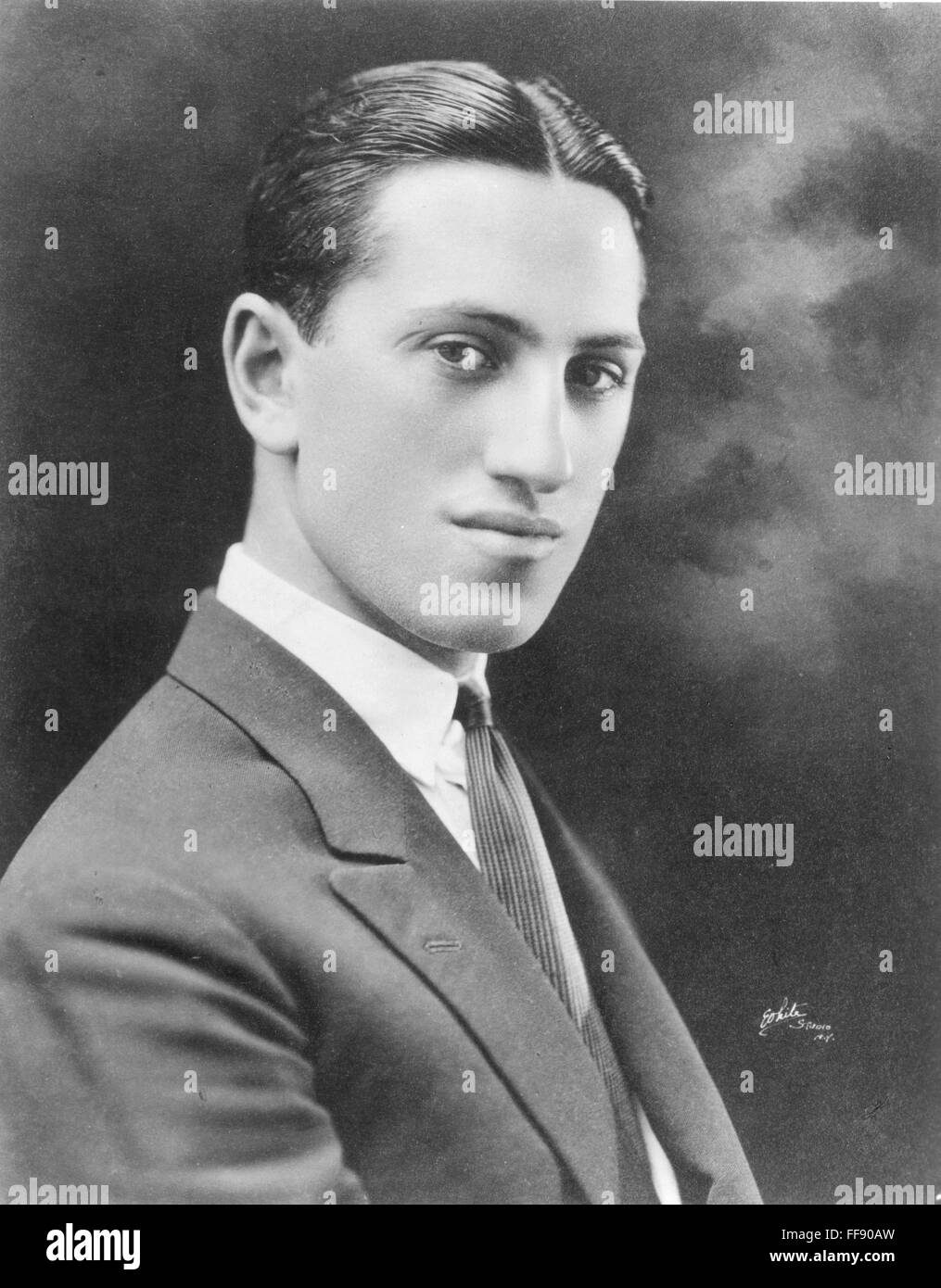 GEORGE GERSHWIN (1898-1937). /nAmerican composer; photograph, n.d Stock ...
