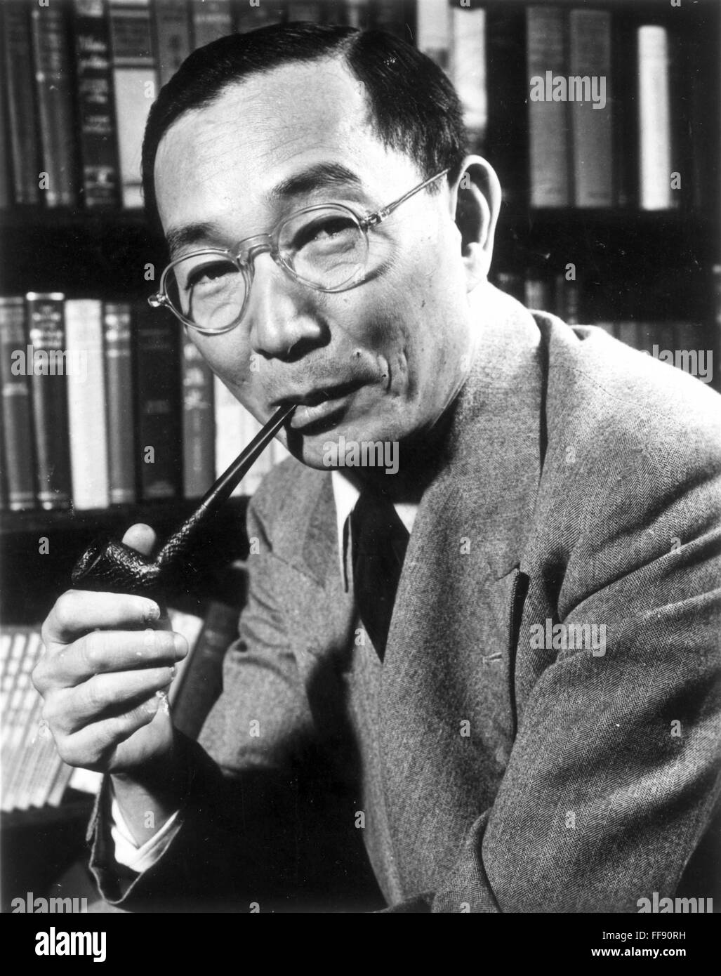 LIN YU-T'ANG (1895-1976). /nChinese author and philologist Stock Photo ...
