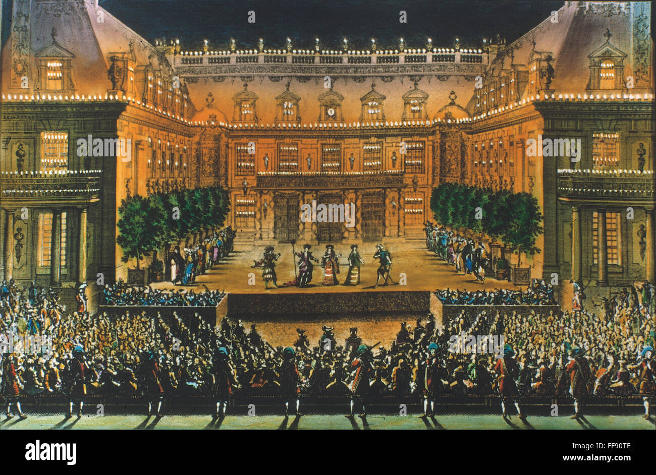 VERSAILLES: OPERA, 1676. /nA performance of Jean Baptiste Lully's opera ...