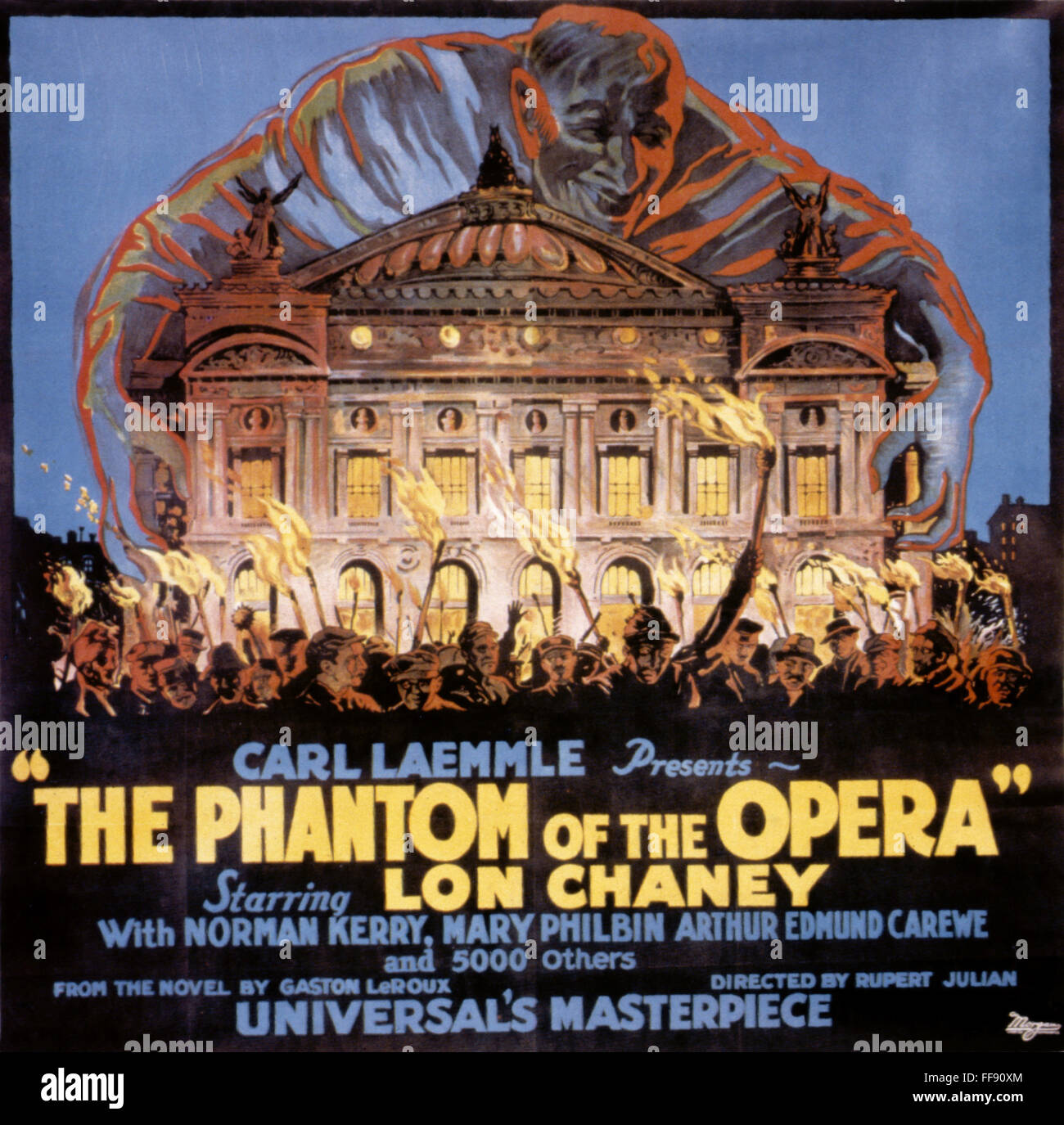 THE PHANTOM OF THE OPERA. /nAmerican movie poster, 1925 Stock Photo - Alamy