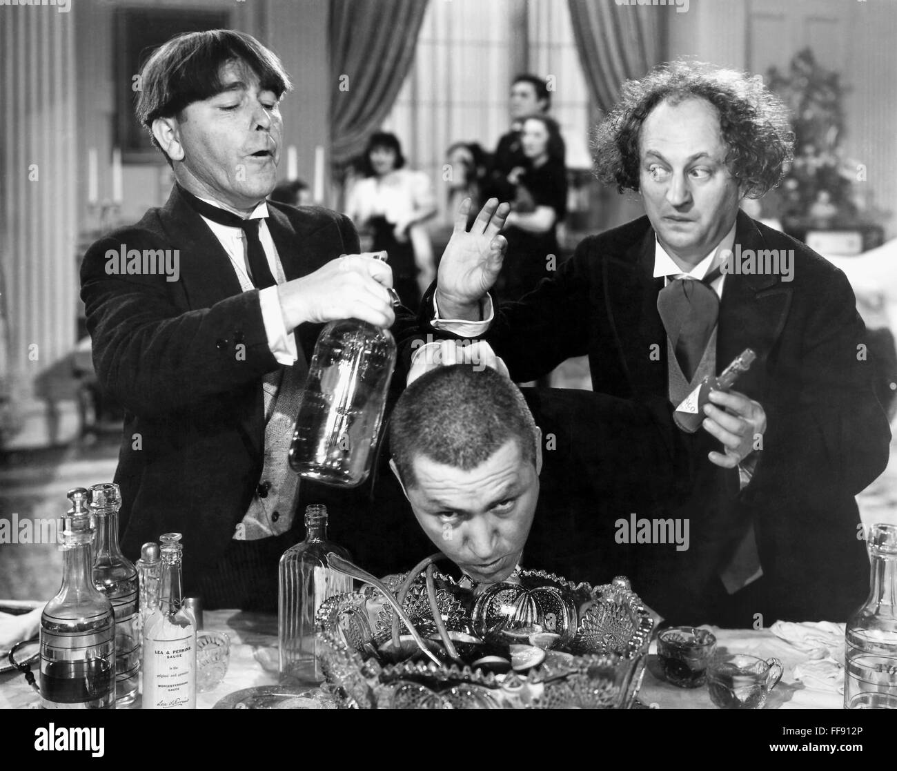 THREE STOOGES: FILM STILL./nFilm still of the 'Three Stooges.' Moe ...