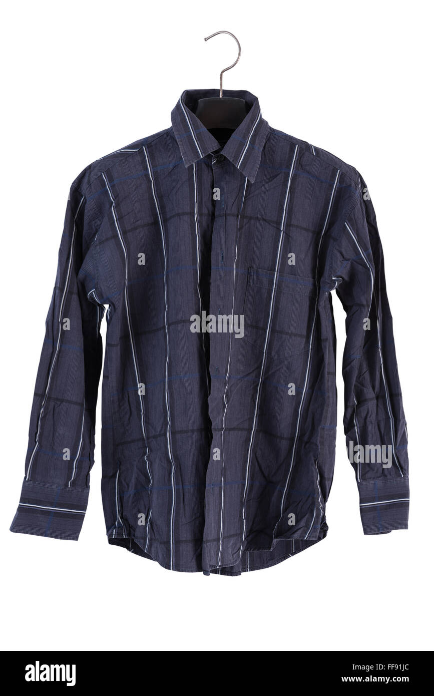 shirt on a hanger isolated Stock Photo - Alamy