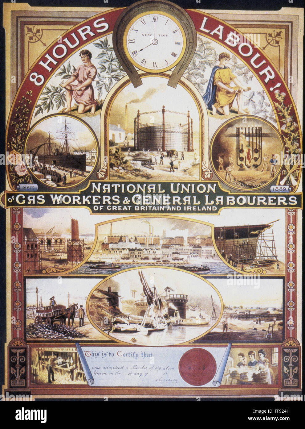 LABOR UNION CERTIFICATE. /nCertificate of membership to the National ...