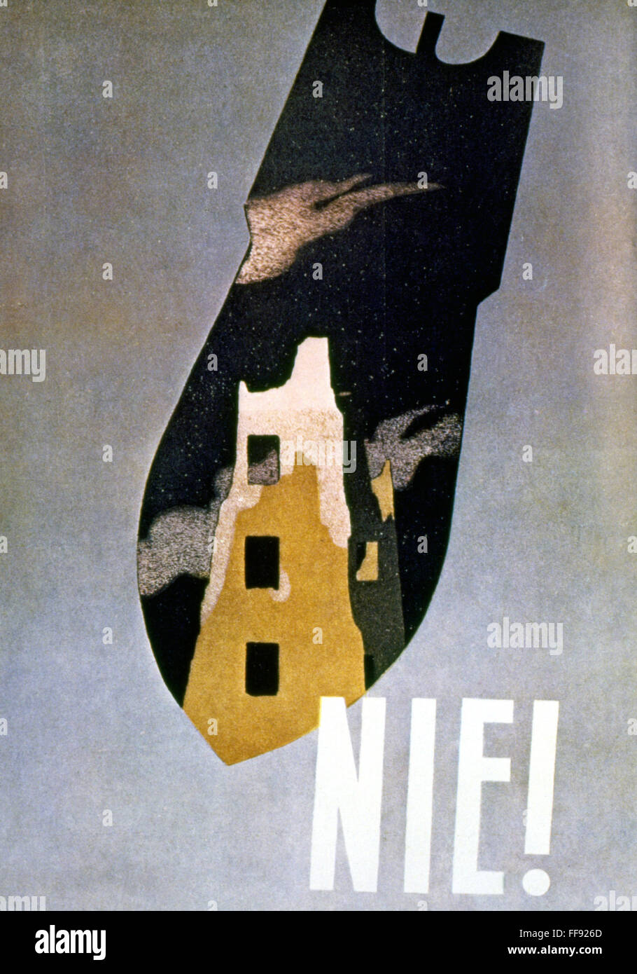 DISARMAMENT POSTER, 1952. /nPolish disarmament poster by Tadeus ...