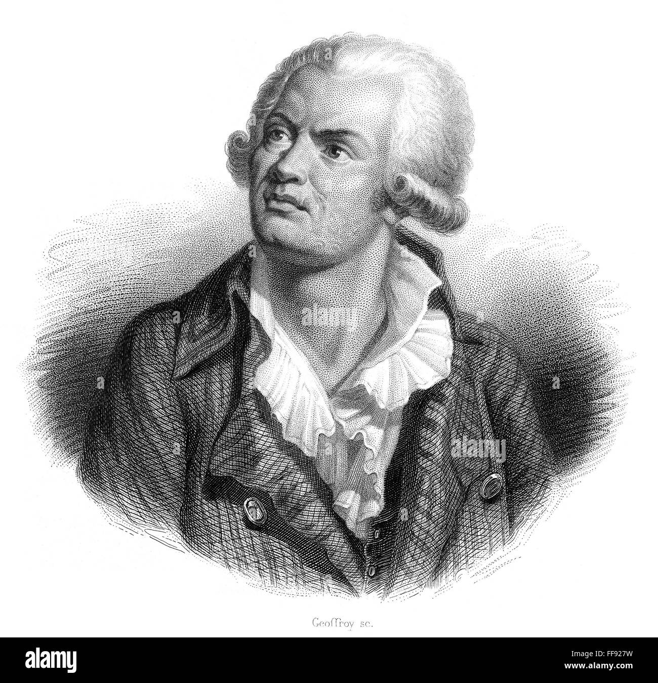 GEORGES JACQUES DANTON /n(1759-1794). French revolutionary leader. Line ...