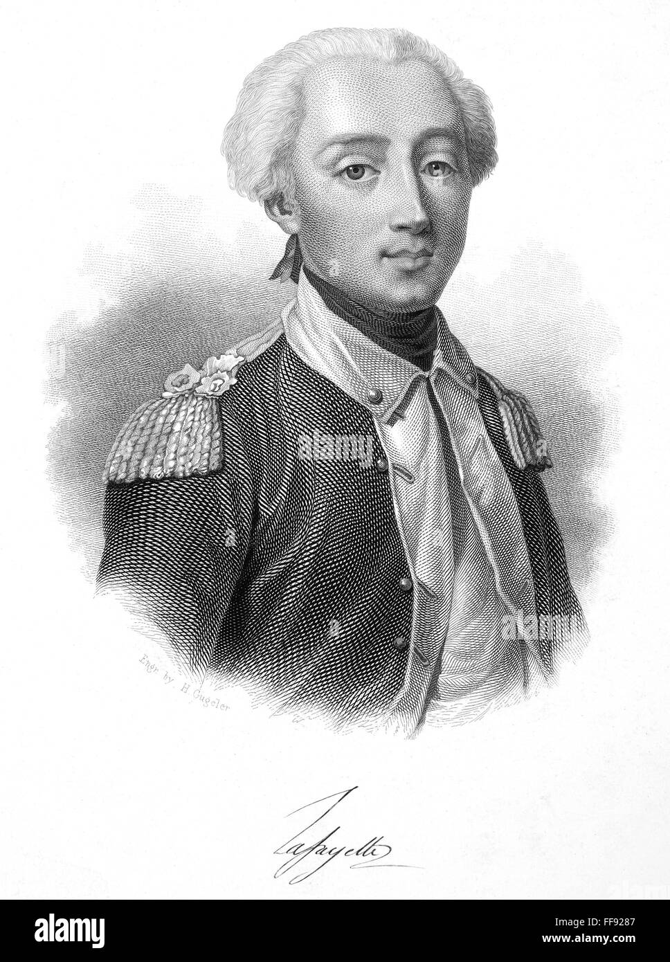 MARQUIS DE LAFAYETTE /n(1757-1834). French soldier and statesman. Steel ...
