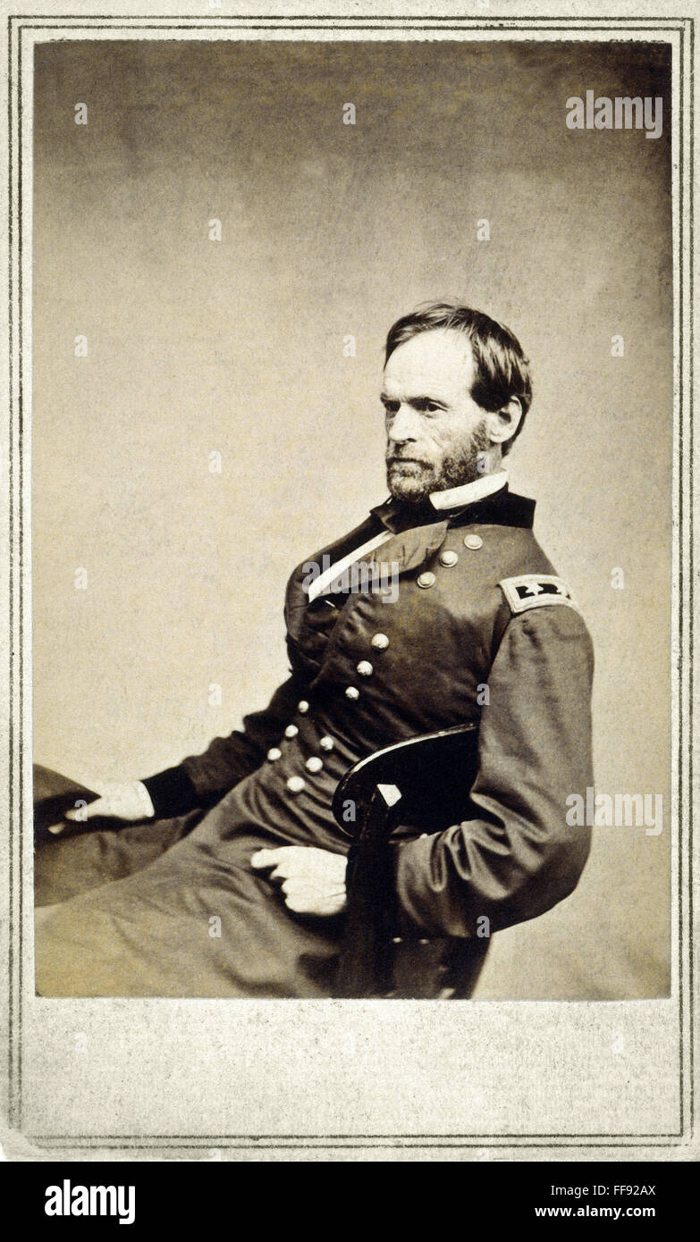 WILLIAM TECUMSEH SHERMAN /n(1820-1891). American army commander ...