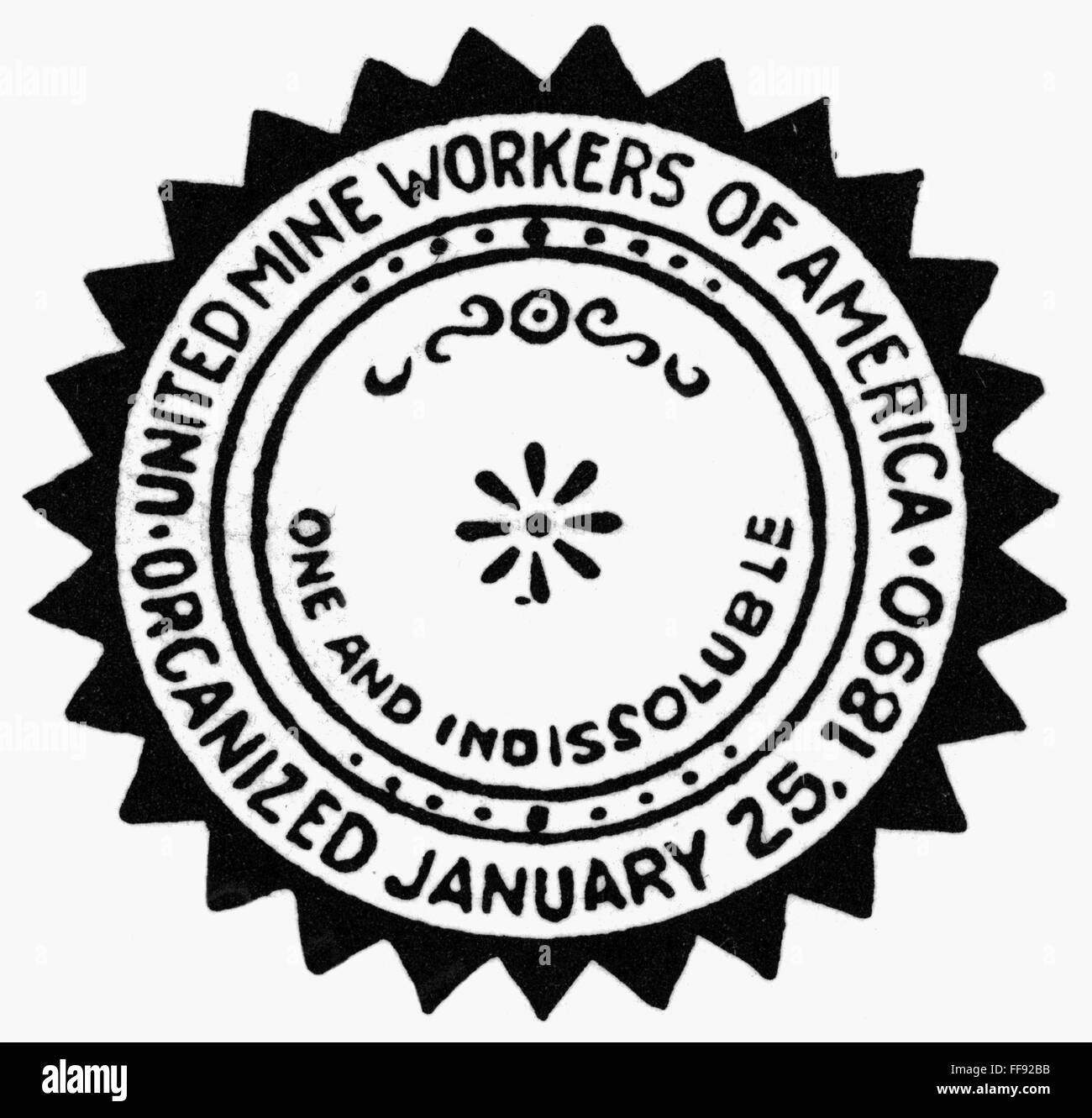 SEALS: UNITED MINE WORKERS. /nA seal of the United Mine Workers of ...