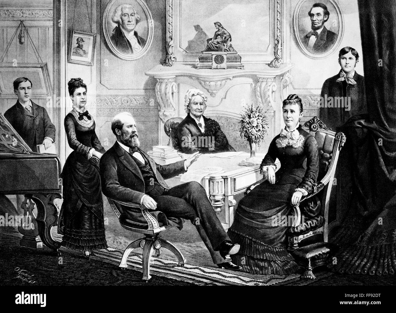 JAMES A. GARFIELD (1831-1881). /n20th President of the United States ...