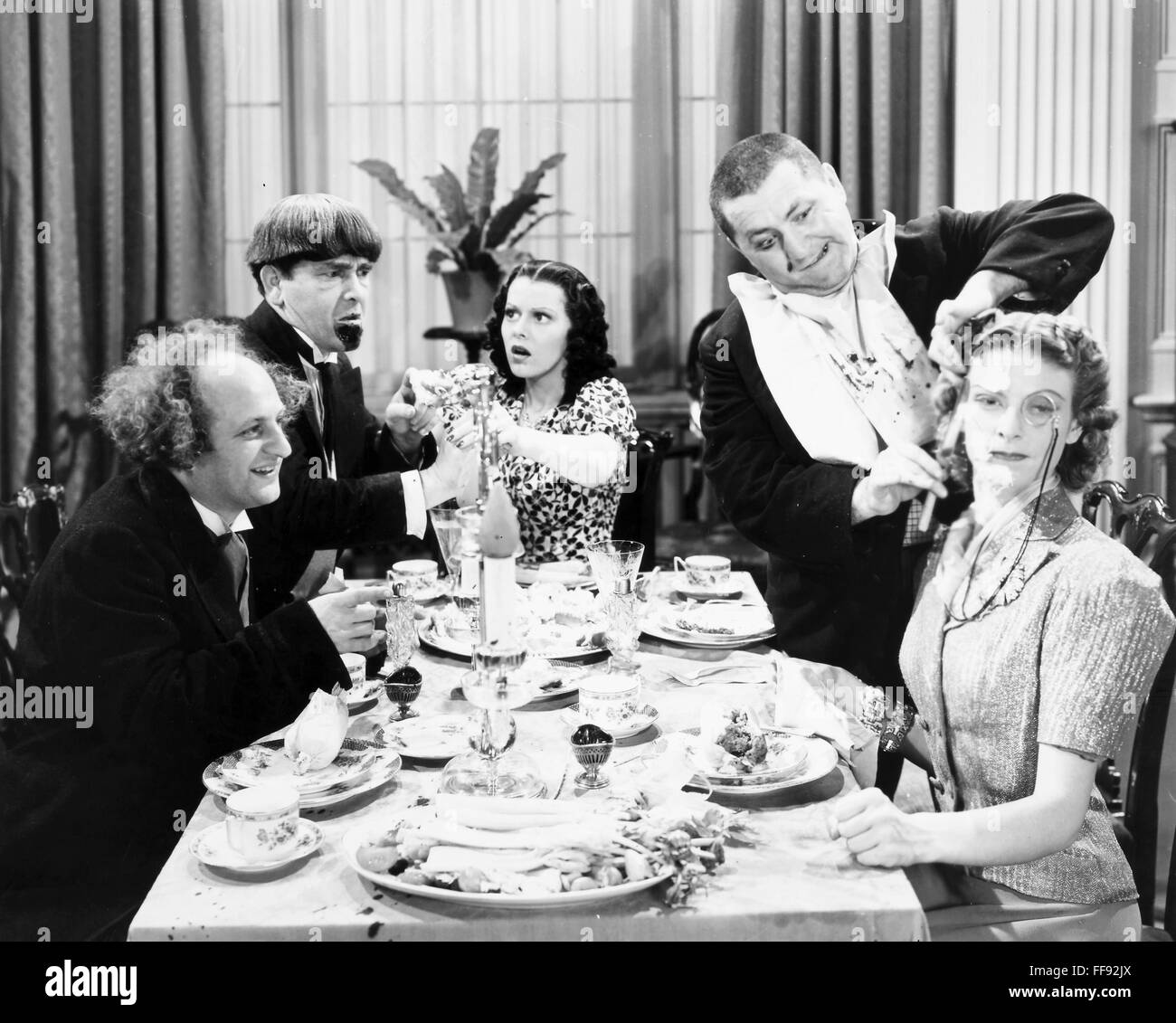 THREE STOOGES: FILM STILL./nFilm still of the 'Three Stooges.' Larry ...