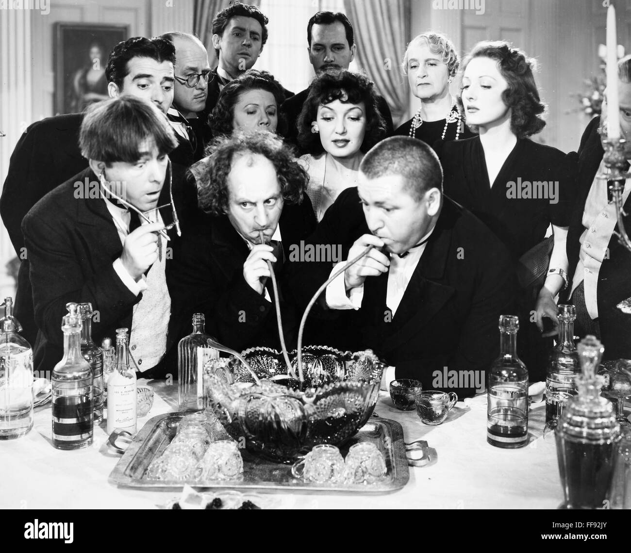 THREE STOOGES: FILM STILL./nFilm still of the 'Three Stooges.' Moe ...