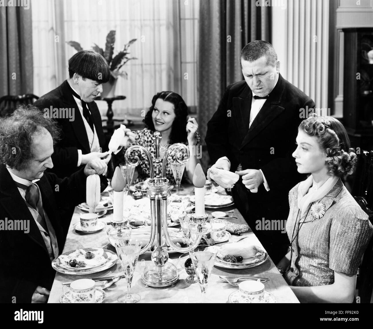 THREE STOOGES: FILM STILL. /nFilm still of the 'Three Stooges.' Larry ...