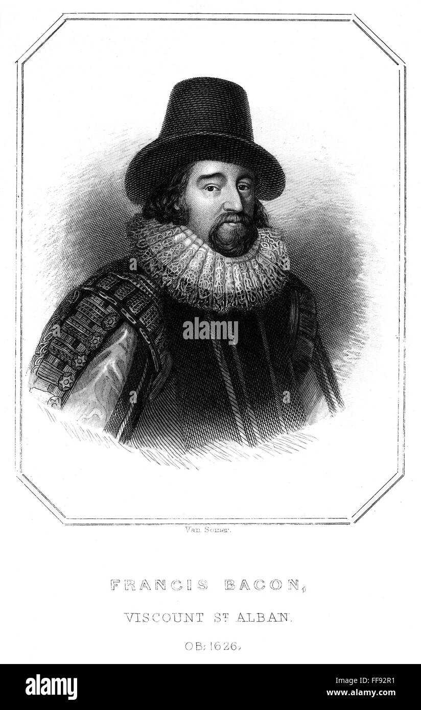 FRANCIS BACON (1561-1626). /n1st Baron Verulam and Viscount St. Albans ...