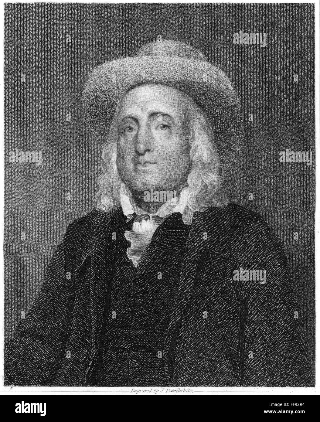 JEREMY BENTHAM (1748-1832). /nEnglish jurist and philosopher. Line and ...