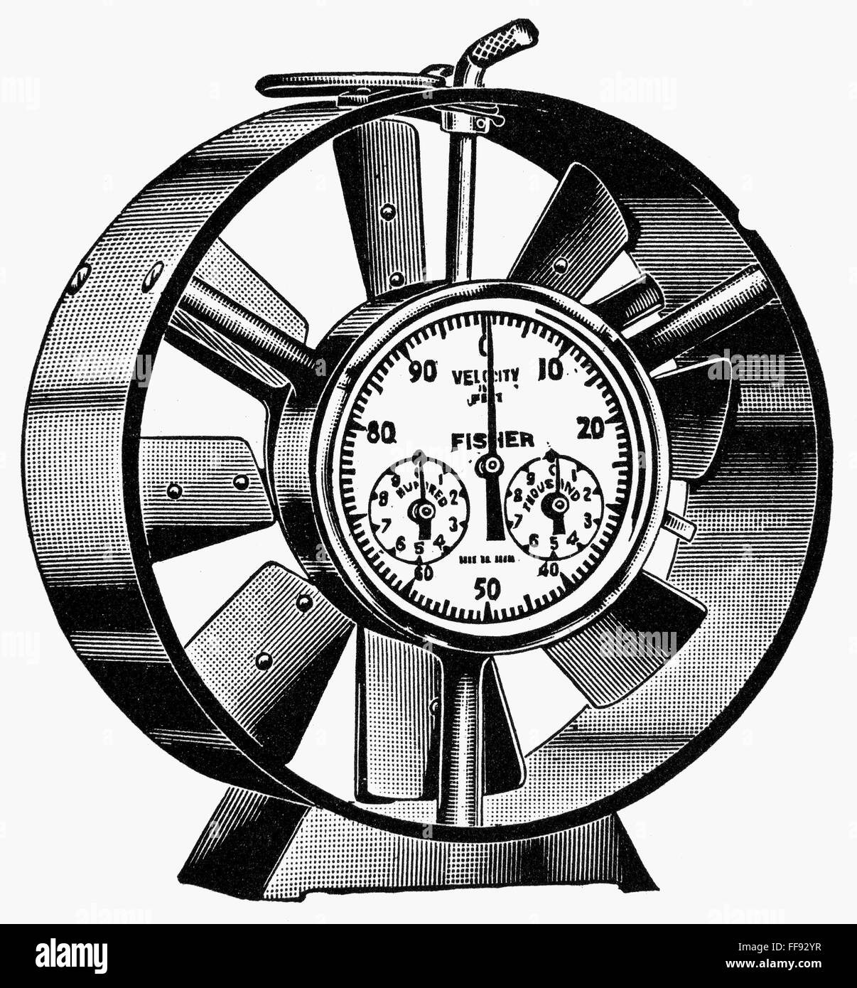 ANEMOMETER, 20th CENTURY. /nAnemometer, an instrument to measure the ...