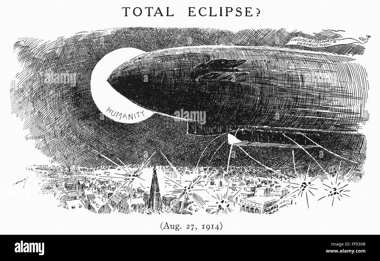 ANTI-WAR CARTOON, 1914. /n'Total Eclipse?' American anti-war cartoon ...