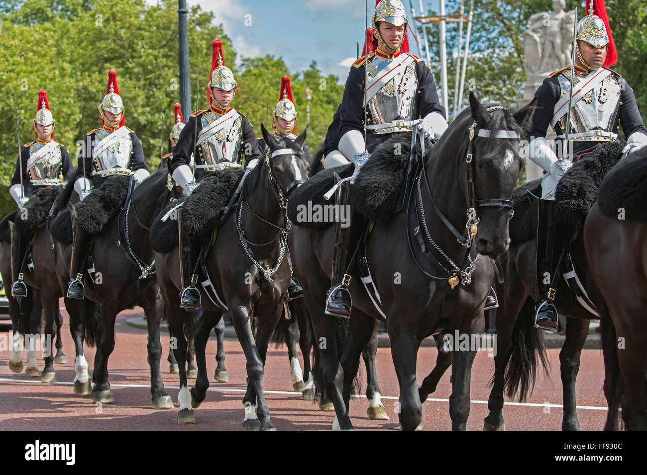 Change of guards in london Stock Photo - Alamy