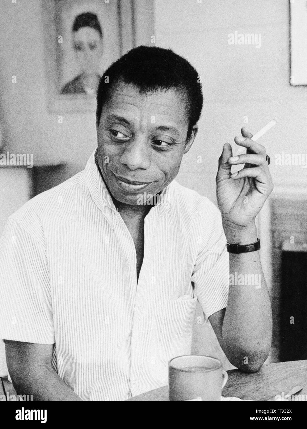 JAMES BALDWIN (1924-1987). /nAmerican writer. Photographed c1955 Stock ...