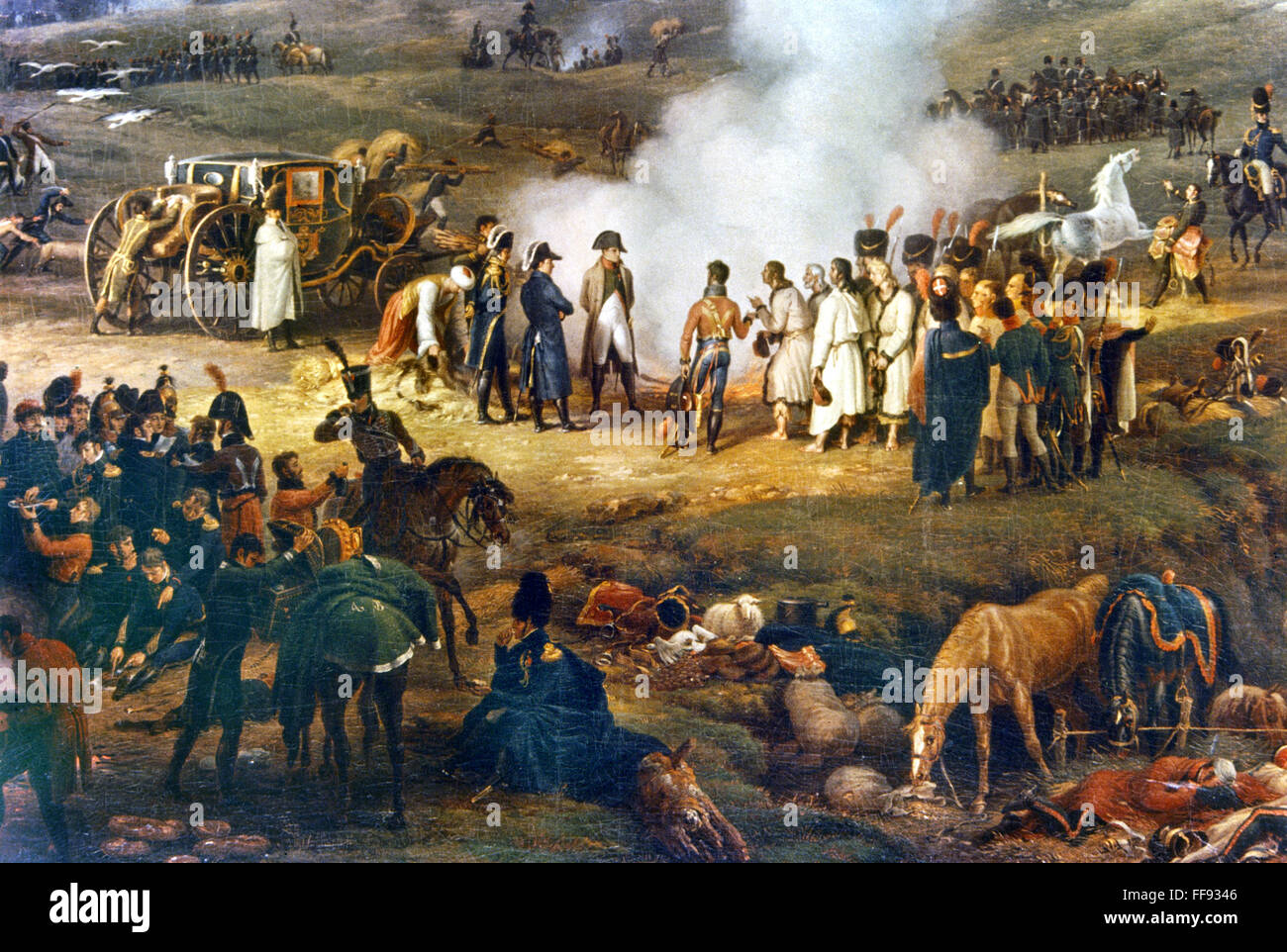 NAPOLEON BONAPARTE /n(1769-1821). Emperor of France, 1804-1814. The Eve ...