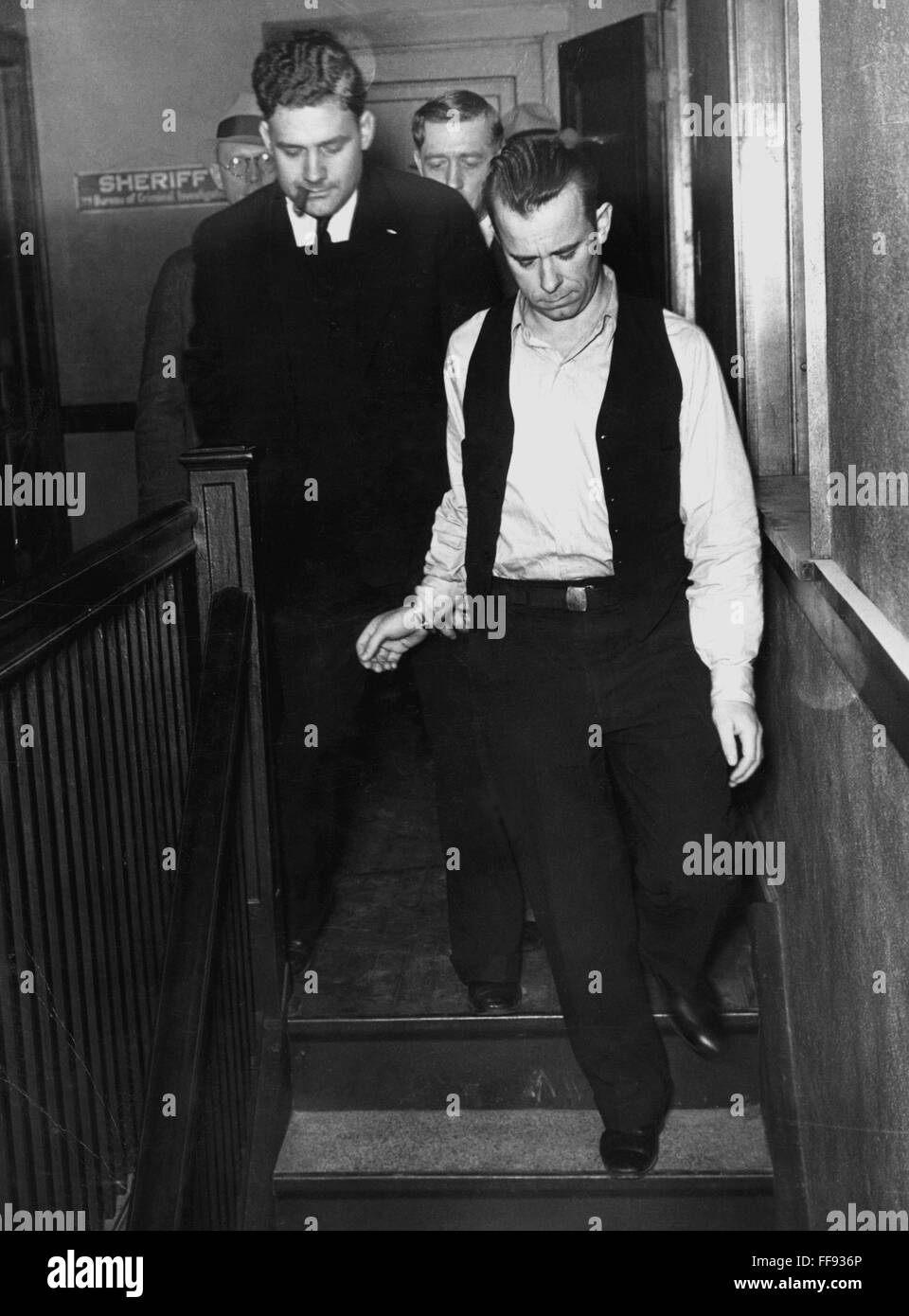JOHN DILLINGER (1903-1934). /nAmerican bank robber, 1934. Dillinger ...