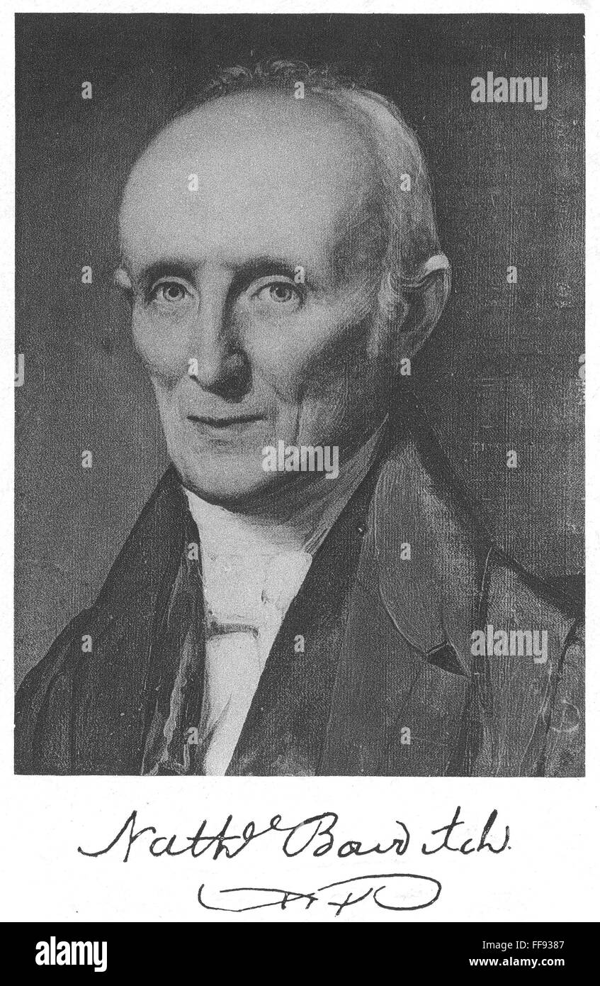 NATHANIEL BOWDITCH. /n(1773-1838). American mathematician and ...