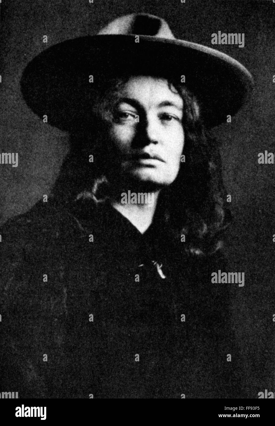 MARY HUNTER AUSTIN /n(1868-1934). American writer. Photographed c1900 ...