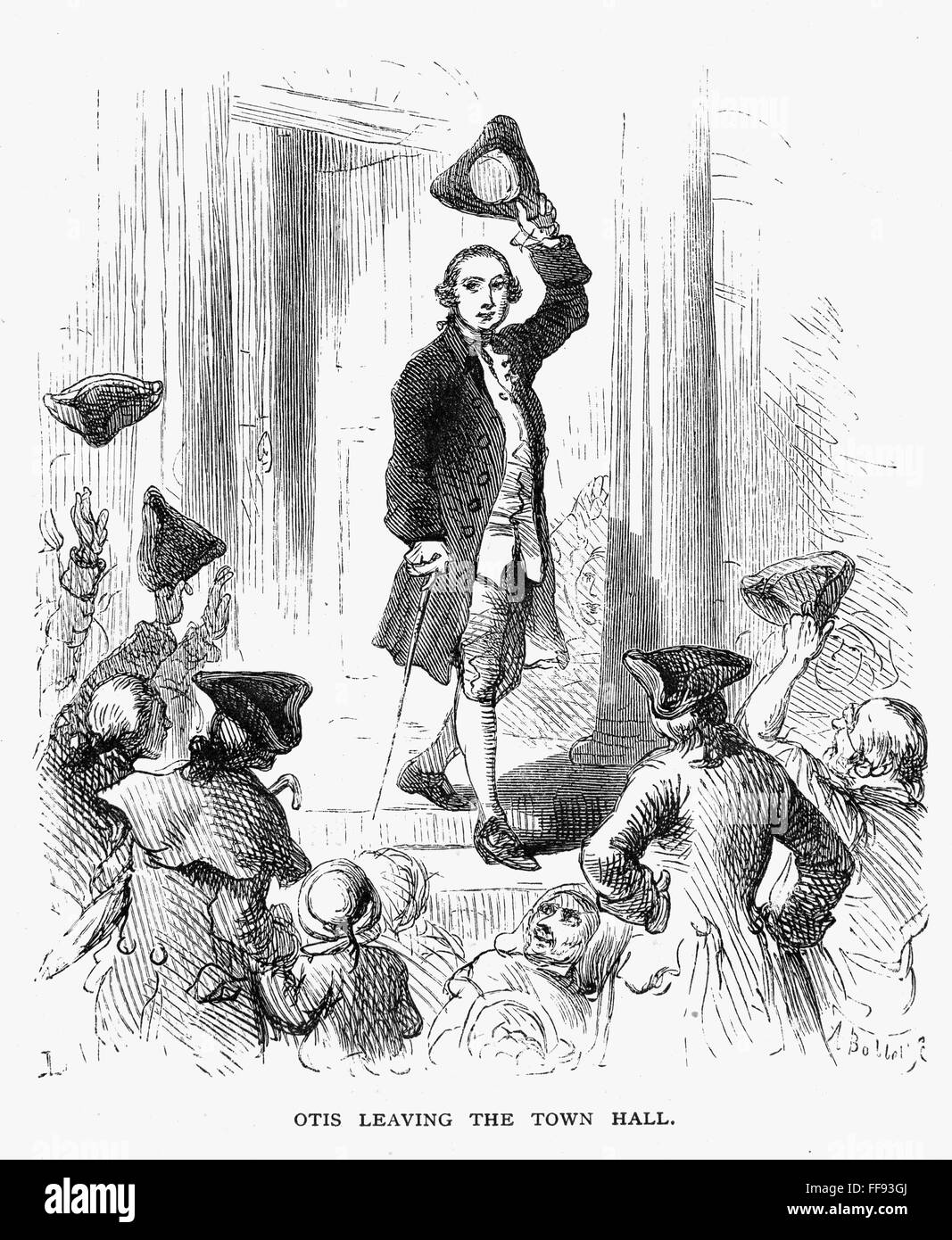 JAMES OTIS (1725-1783). /nAmerican revolutionary patriot. Otis cheered ...