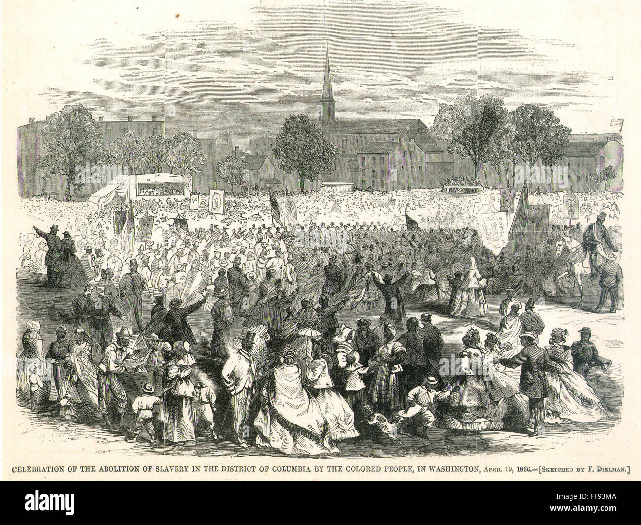 WASHINGTON: ABOLITION, 1866. /nBlack residents of Washington ...