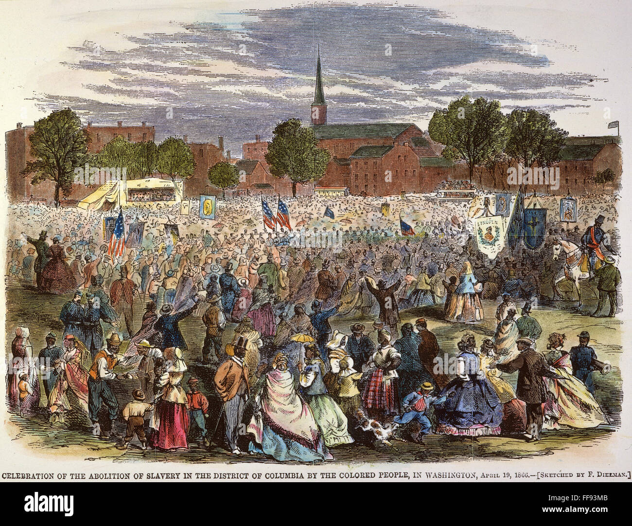 WASHINGTON: ABOLITION, 1866. /nBlack residents of Washington ...