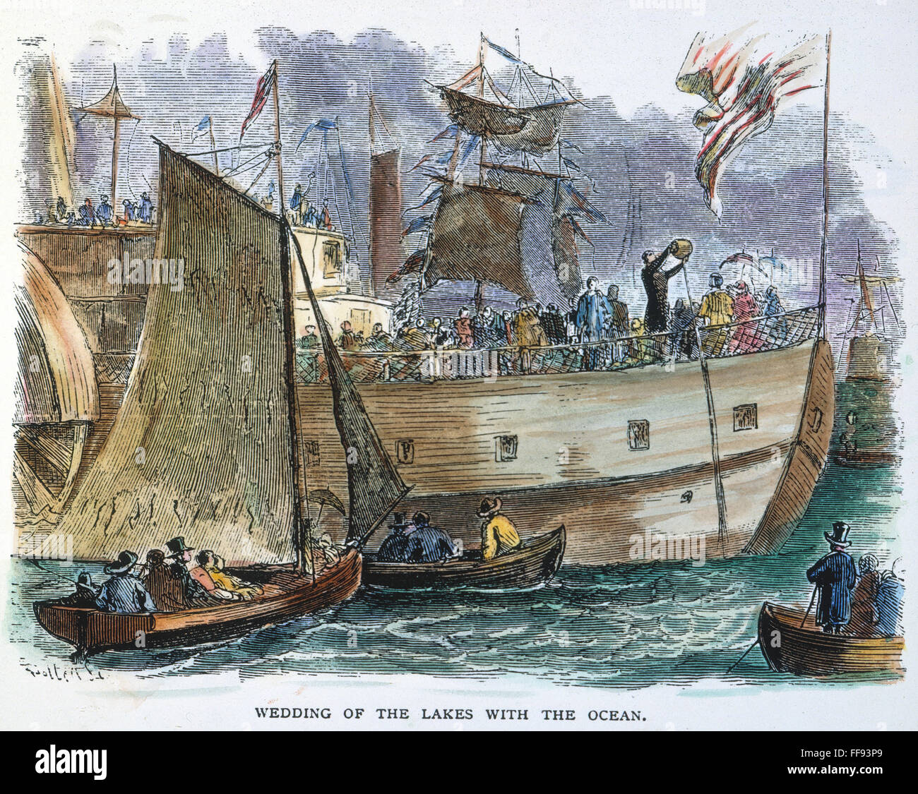 Erie canal grand opening 1825 hi-res stock photography and images - Alamy