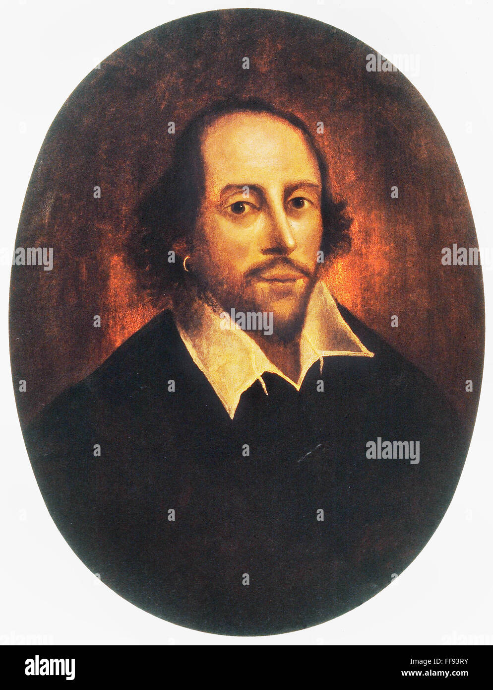 Shakespeare portrait chandos hi-res stock photography and images - Alamy