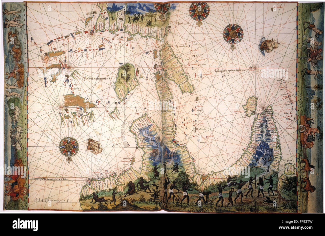 Spice islands map hi-res stock photography and images - Alamy