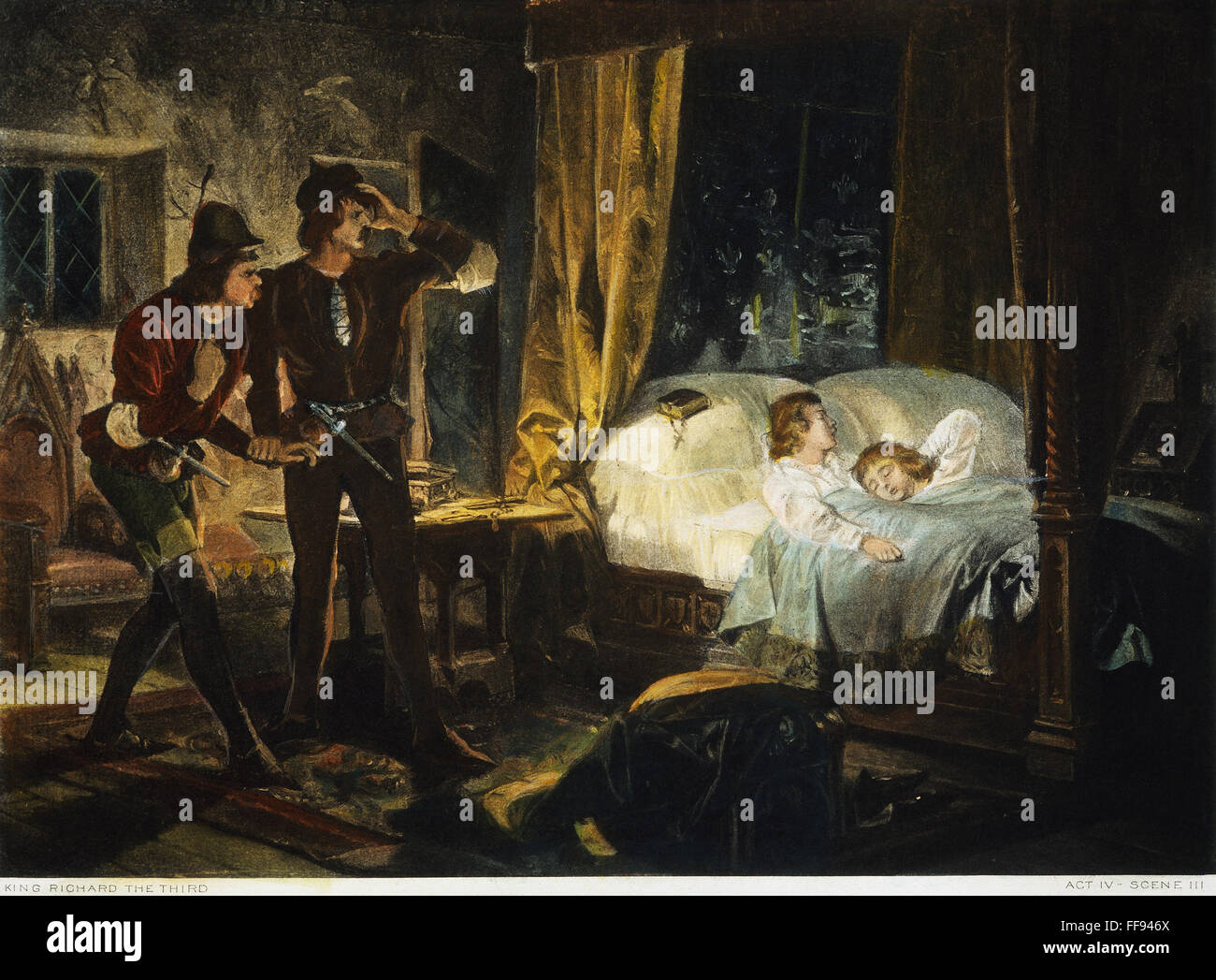 SHAKESPEARE: RICHARD III. /nThe murder of the young princes in the ...