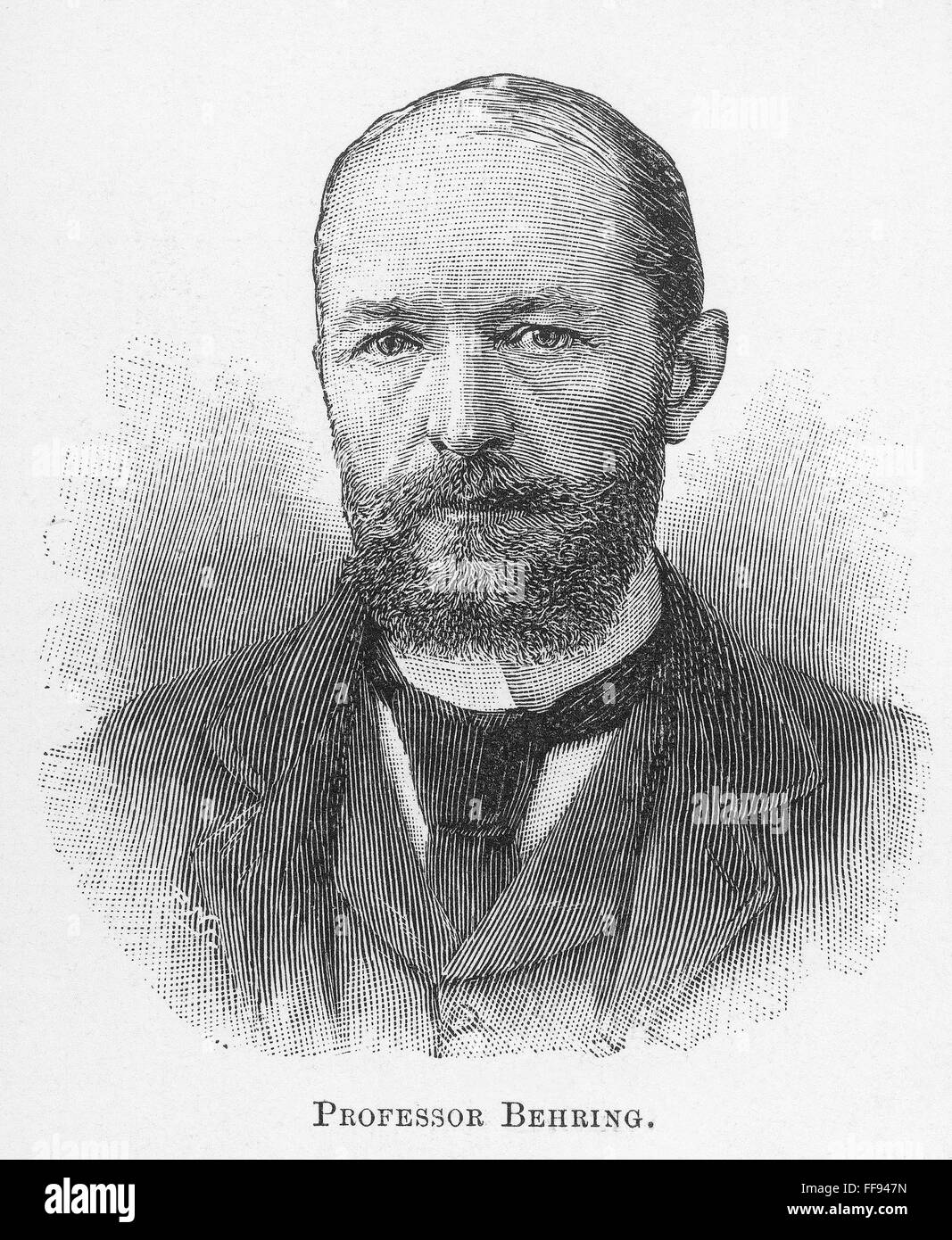 EMIL VON BEHRING (1854-1917). /nGerman bacteriologist Stock Photo - Alamy