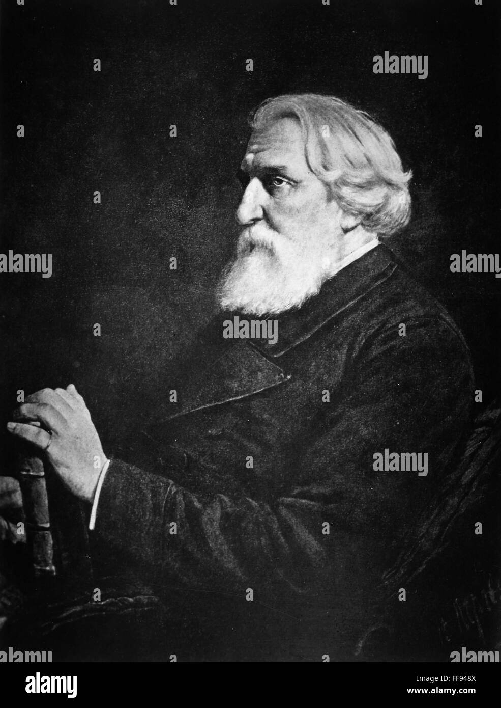 IVAN TURGENEV (1818-1883). /nRussian writer Stock Photo - Alamy