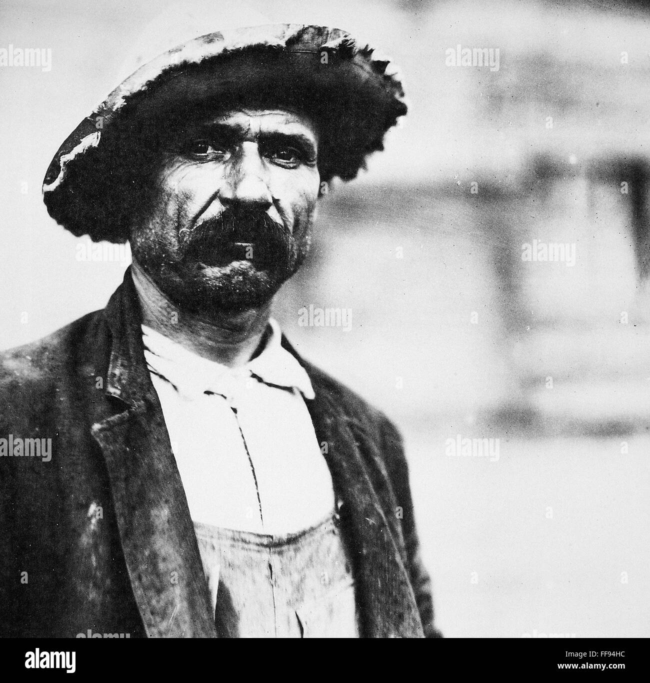 IMMIGRANTS: ITALIAN, 1912. /nAn Italian laborer on the New York State ...