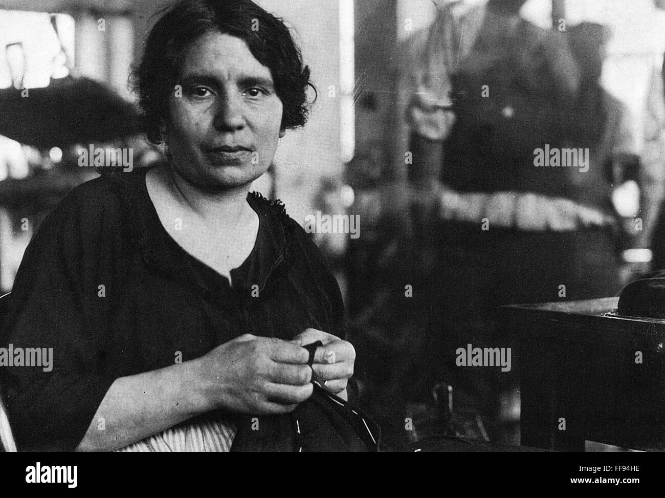 JEWISH IMMIGRANT, 1915. /nA Jewish worker in a Rochester, New York ...
