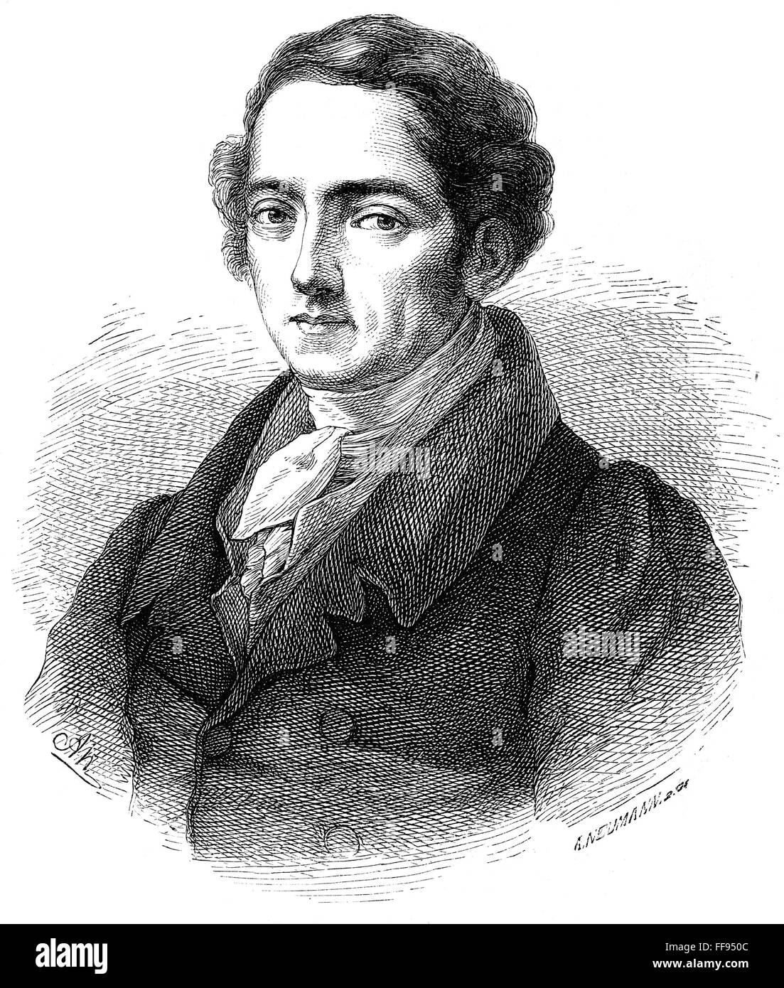 JOSEPH von FRAUNHOFER /n(1787-1826). German optician and physicist ...