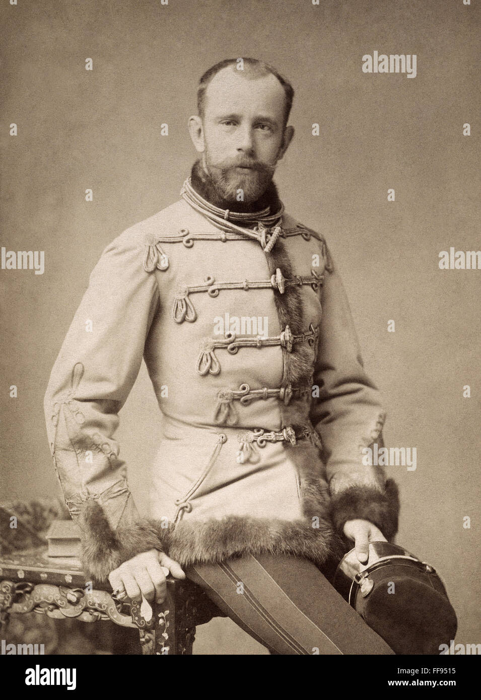 PRINCE RUDOLF OF AUSTRIA /n(1858-1889). Archduke and crown prince of ...