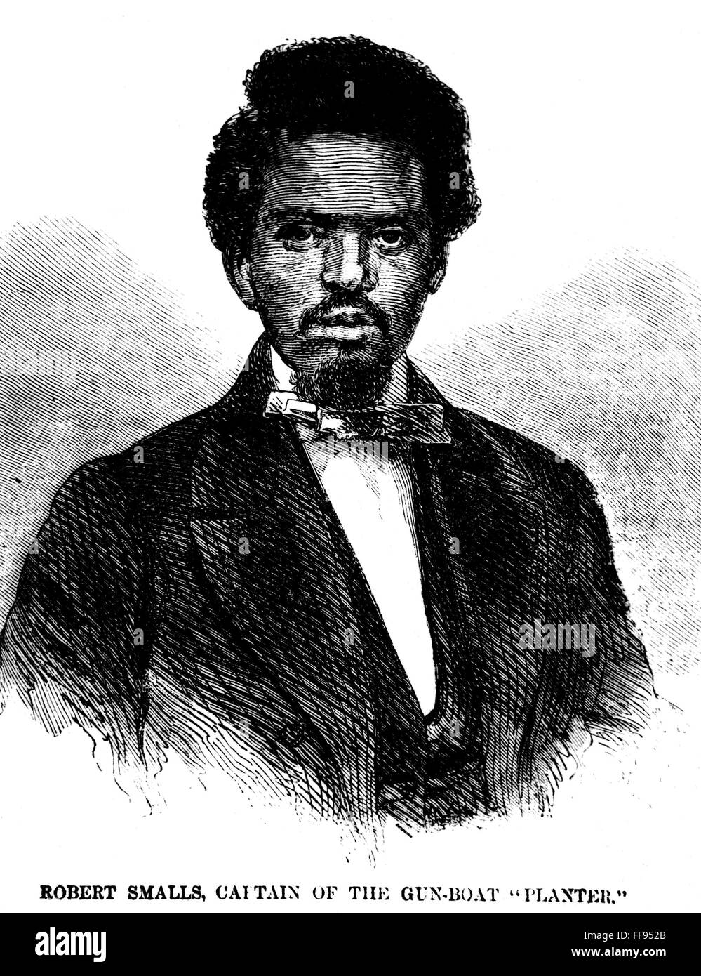 ROBERT SMALLS (1839-1915). /nAmerican naval hero and politician. Wood ...