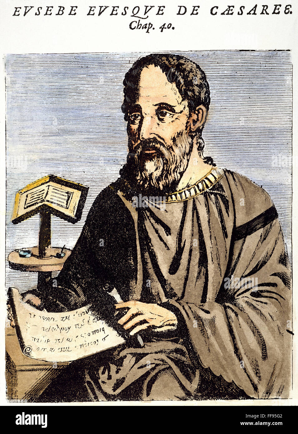 EUSEBIUS OF CAESAREA /n(260?-340? AD). Palestinian theologian, church ...