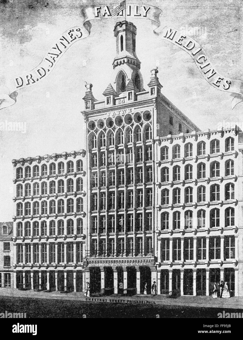 SKYSCRAPER: JAYNE BUILDING. /nThe Jayne building, the first skyscraper ...