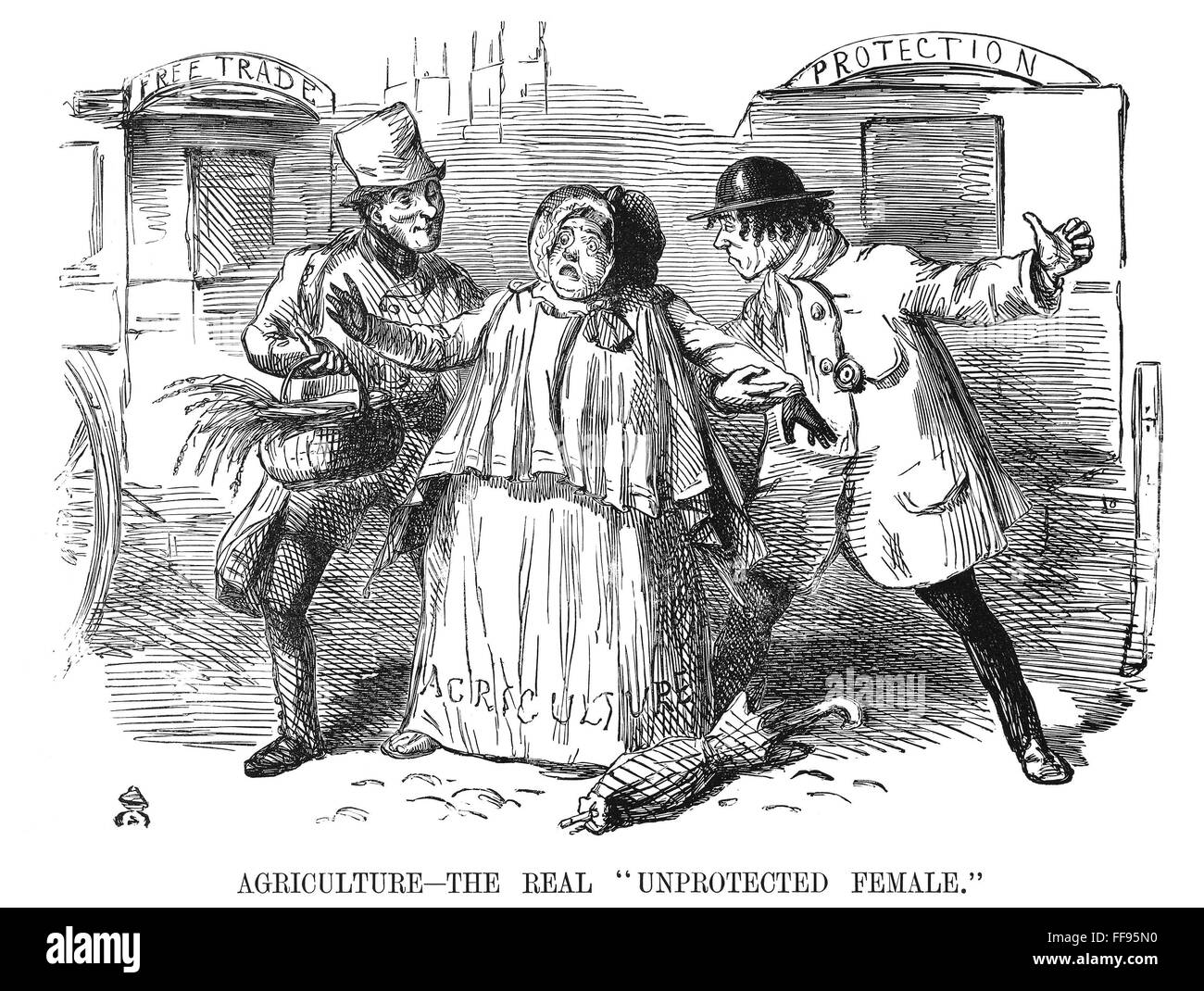 ENGLISH AGRICULTURE, 1850. /n'Agriculture - The Real Unprotected Female ...