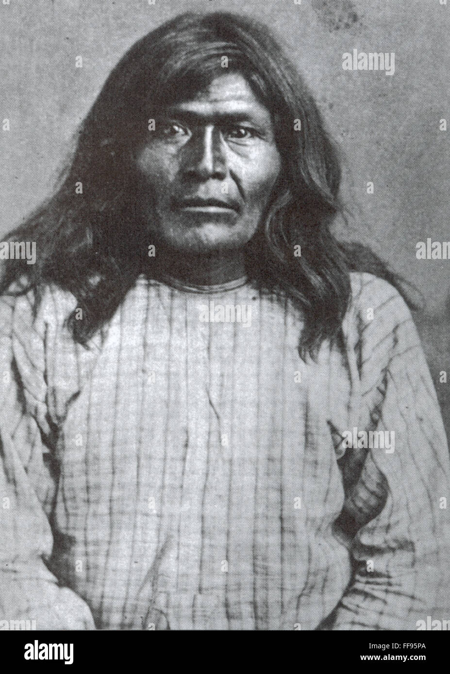VICTORIO (1825-1880). /nApache Native American chief. Photographed in ...