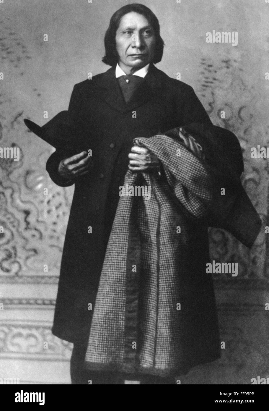 RED CLOUD (1822-1909). /nNative American Oglala Sioux chief ...